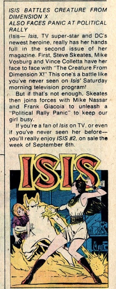 Isis #2. January 1977. | Currytakeaways